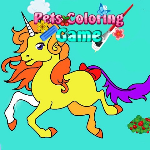 Pets Coloring Game - Play Pets Coloring Game at UGameZone.com